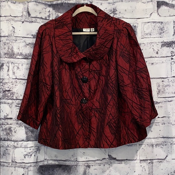 Cato | Jackets & Coats | Cato Red And Black Jacket | Poshmark